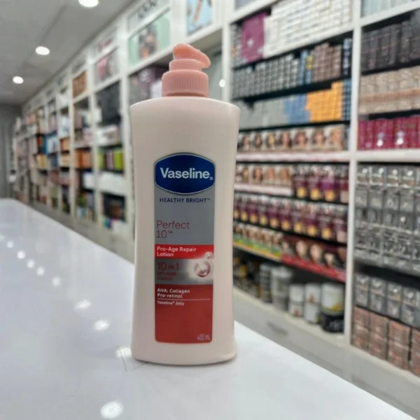 Buy Vaseline Healthy Bright Perfect 10 Pro-Age Repair Lotion (400ml ...